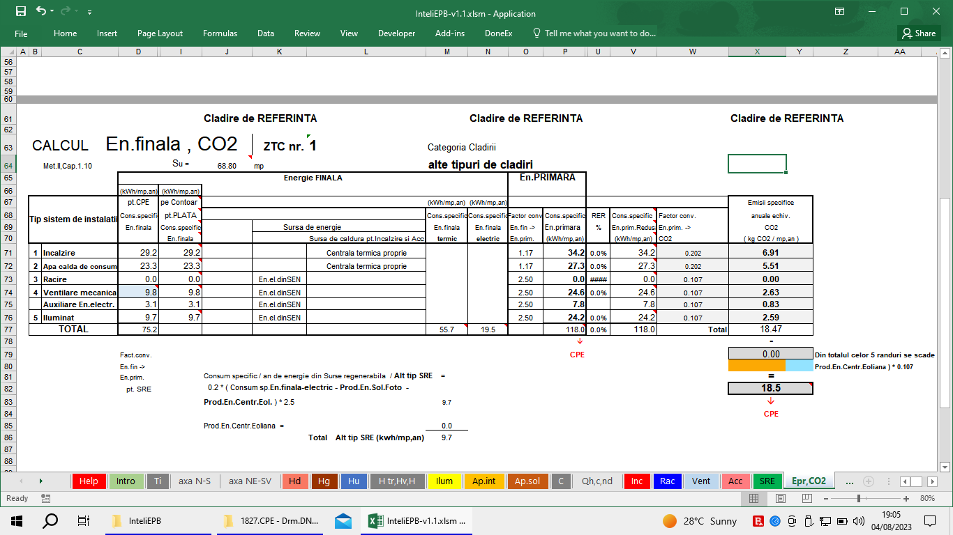 Aplicatie - InteliEPB | Program calcul Certificate energetice si Audit
